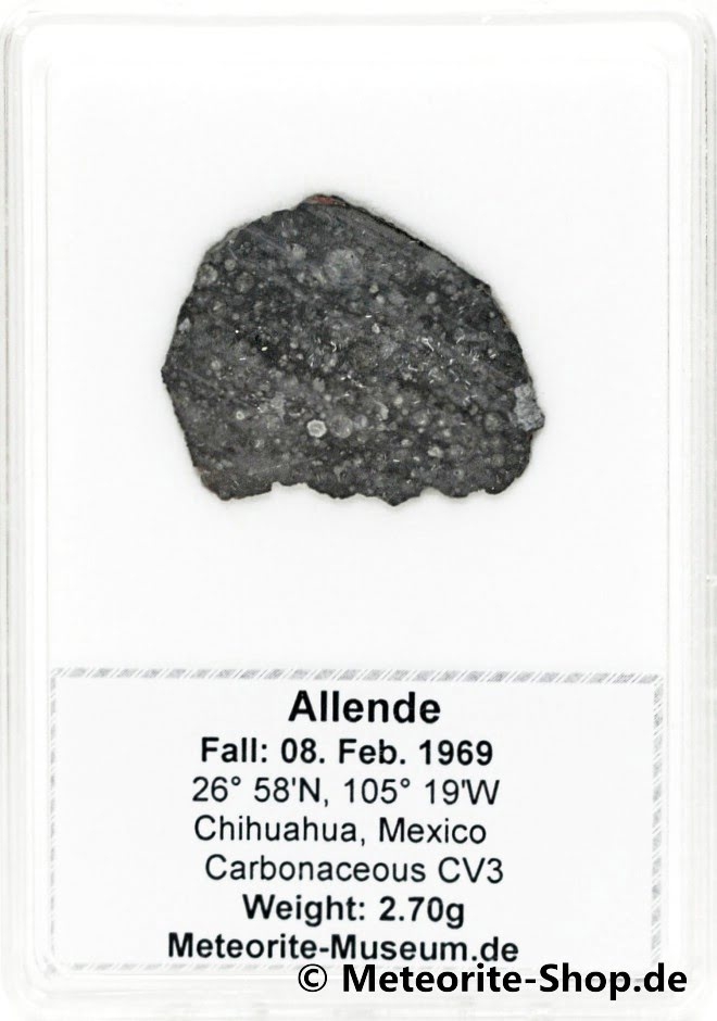 Allende Meteorit: Allende Steinmeteorit aus Mexiko kaufen | Decker ...
