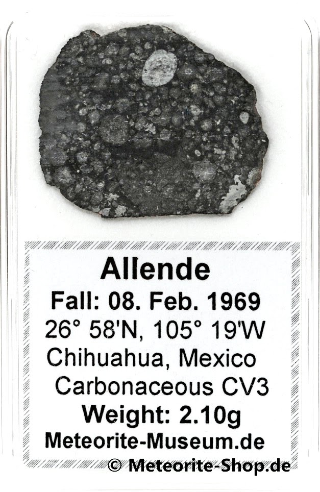 Allende Meteorit - 2,10 g kaufen | Decker Meteorite-Shop